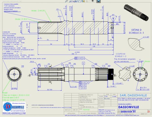 1) Nous pouvons vous aider à réaliser les nomenclatures de vos plans ou ...